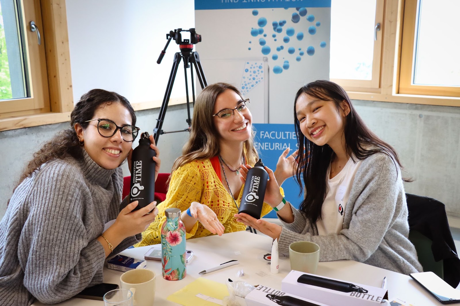 Trois membres d'Innovation Time Genève - Innovation Time